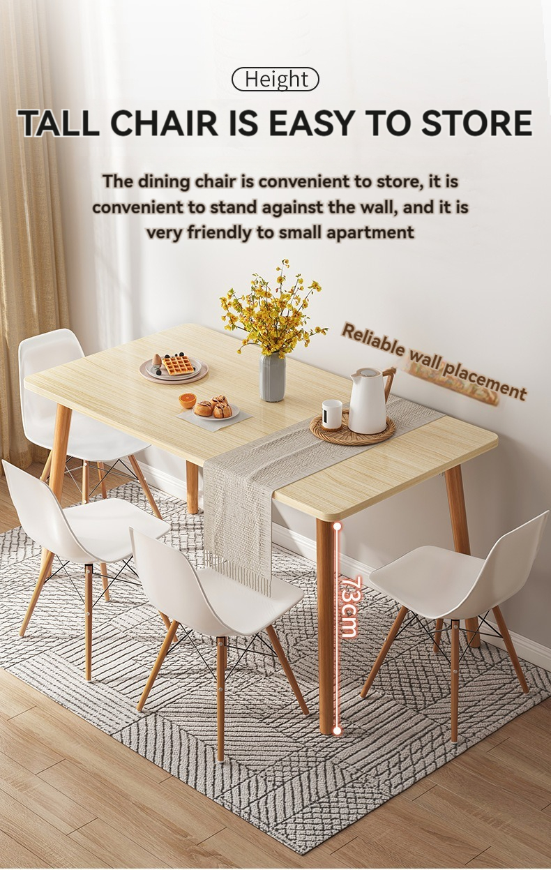 Nordic Wood Square Table Dining round Study table Computer Dek Dining ...