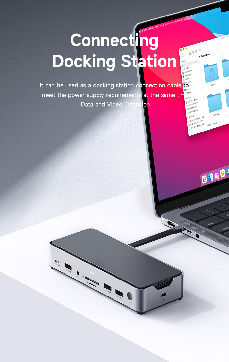 Hagibis USB4 Data Cable 40Gbps USB C to Type C Short Cable PD 240W 8K ...