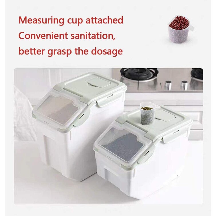 Rice Dispenser 25 Kilos Sealed Rice Storage Container Storage Food Rice ...