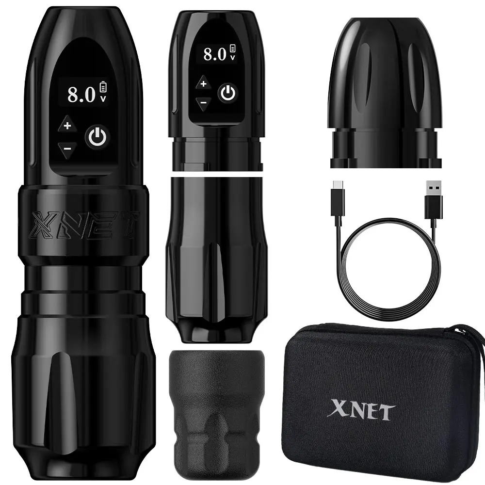 XNET Vane Pro Wireless Tattoo Machine Brushless Motor Direct Drive ...