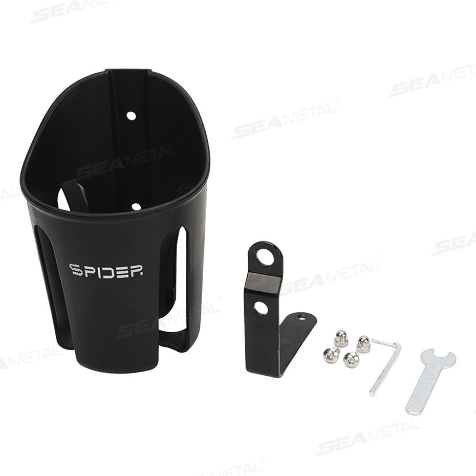 SEAMETAL Motorcycle Cup Holder Electric Vehicle Drink Rearview Mirror ...