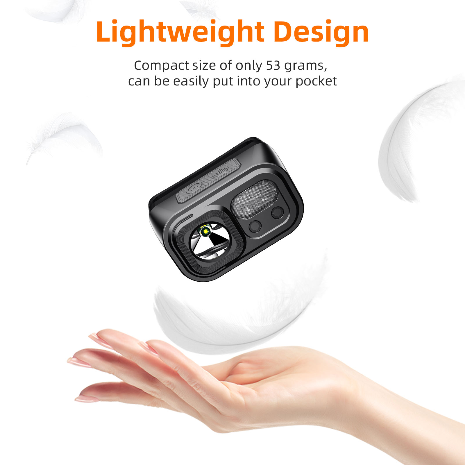 SUPERFIRE HL23 LED Rechargeable Headlamp Strong Bright Long-range Lampu ...