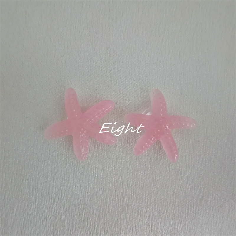 12pcs/set Transpar Pink Croc Jibbits Plumeria Rubra Jibbitz Starfish ...