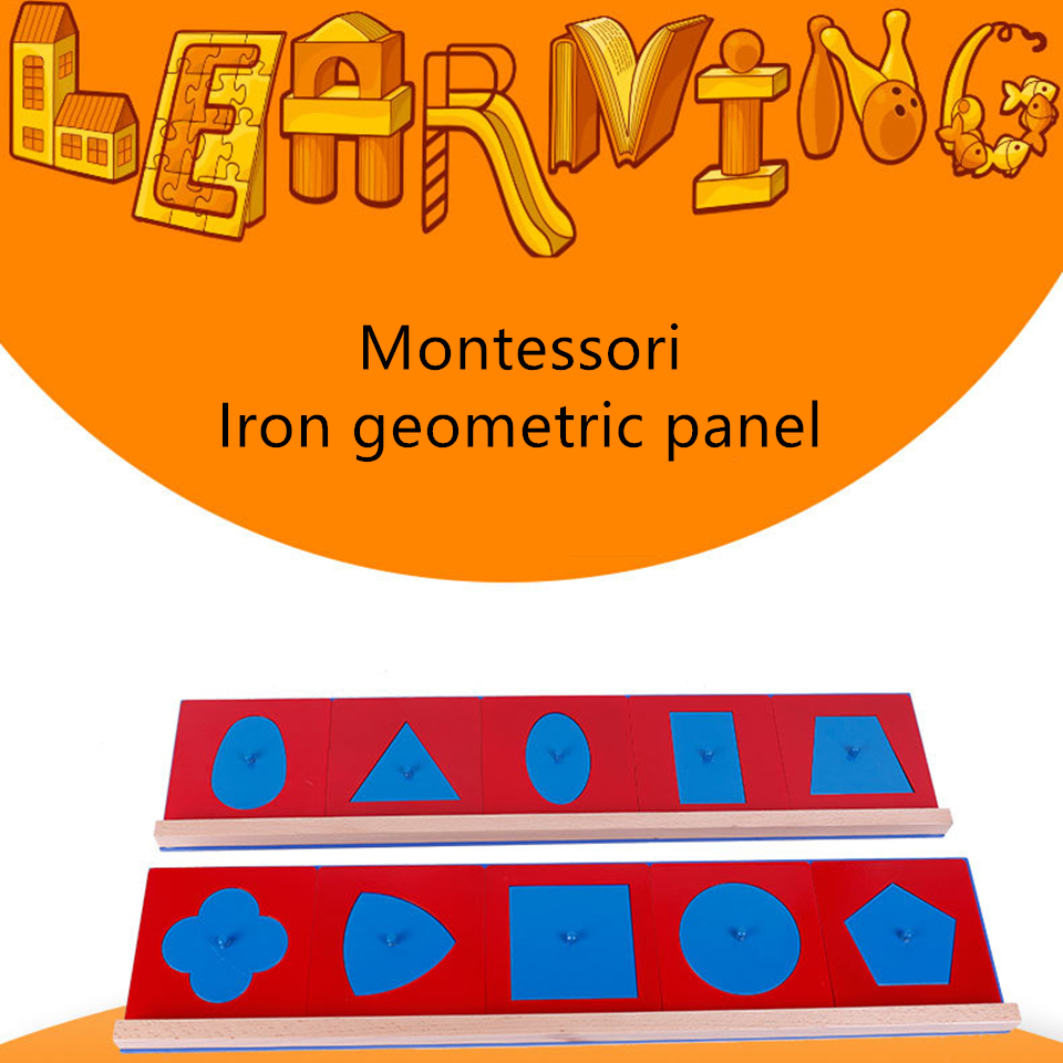 Montessori Metal Insets with Stands Montessori Educational Learning Toy ...