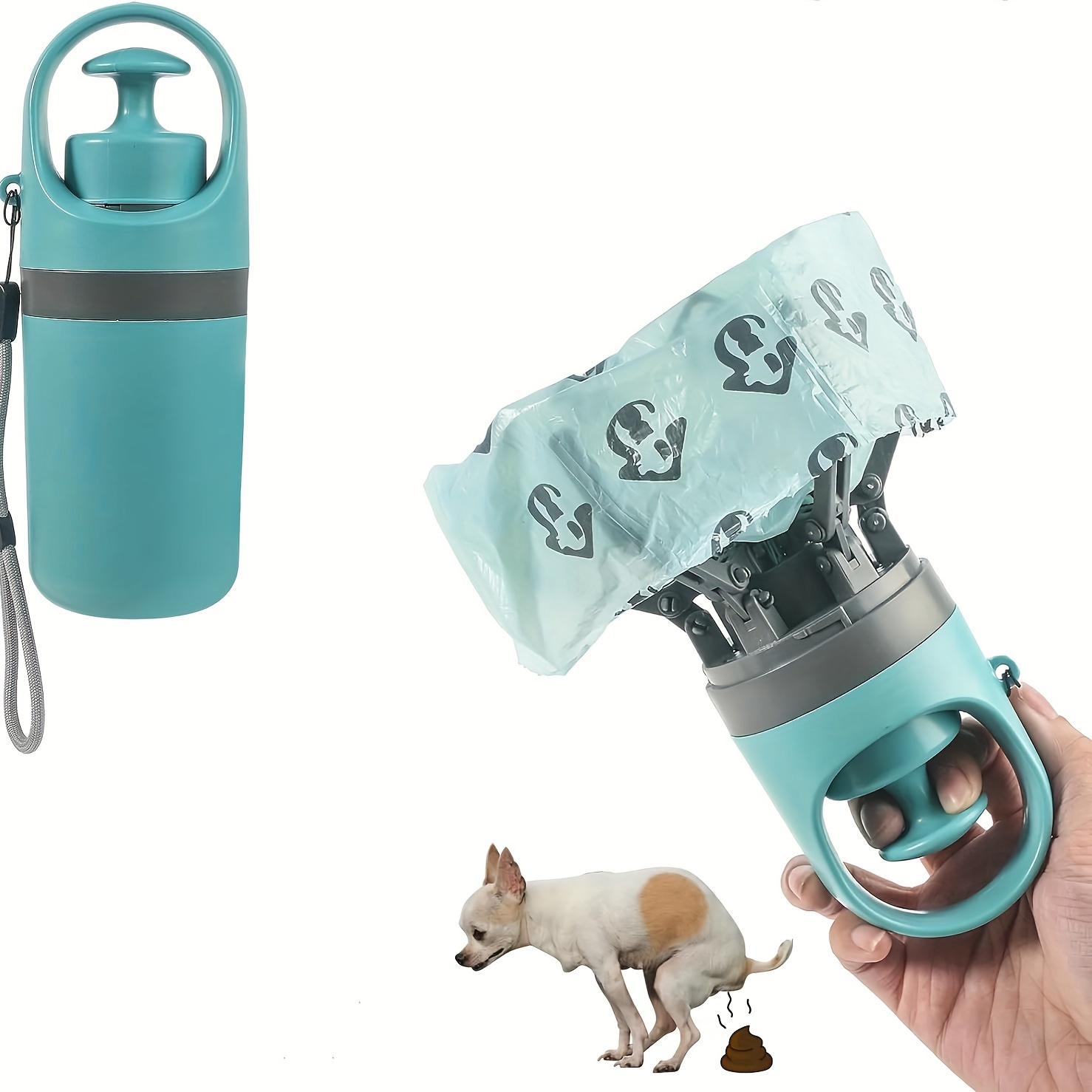 Pet Poop Picker, Portable Outdoor Dog Poop Picker Shovel Poop Dispenser ...