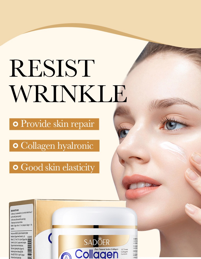 SADOER Collagen Face Cream Effective100g Remover Anti Aging Anti ...
