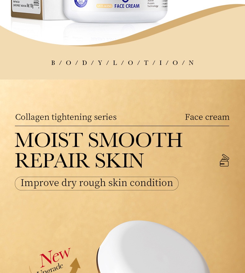 SADOER Collagen Face Cream Effective100g Remover Anti Aging Anti ...