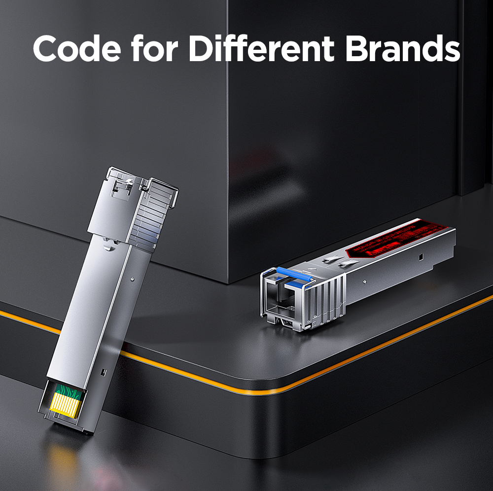 AMPCOM SC SFP BIDI WDM 1.25G 1310/1550nm 1000Base-BX Fiber Optic ...