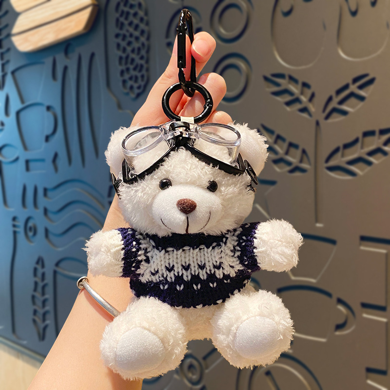 Pilot Bear Cute Keychain Teddy Bear Pendant Bear Birthday Gift Toys for ...