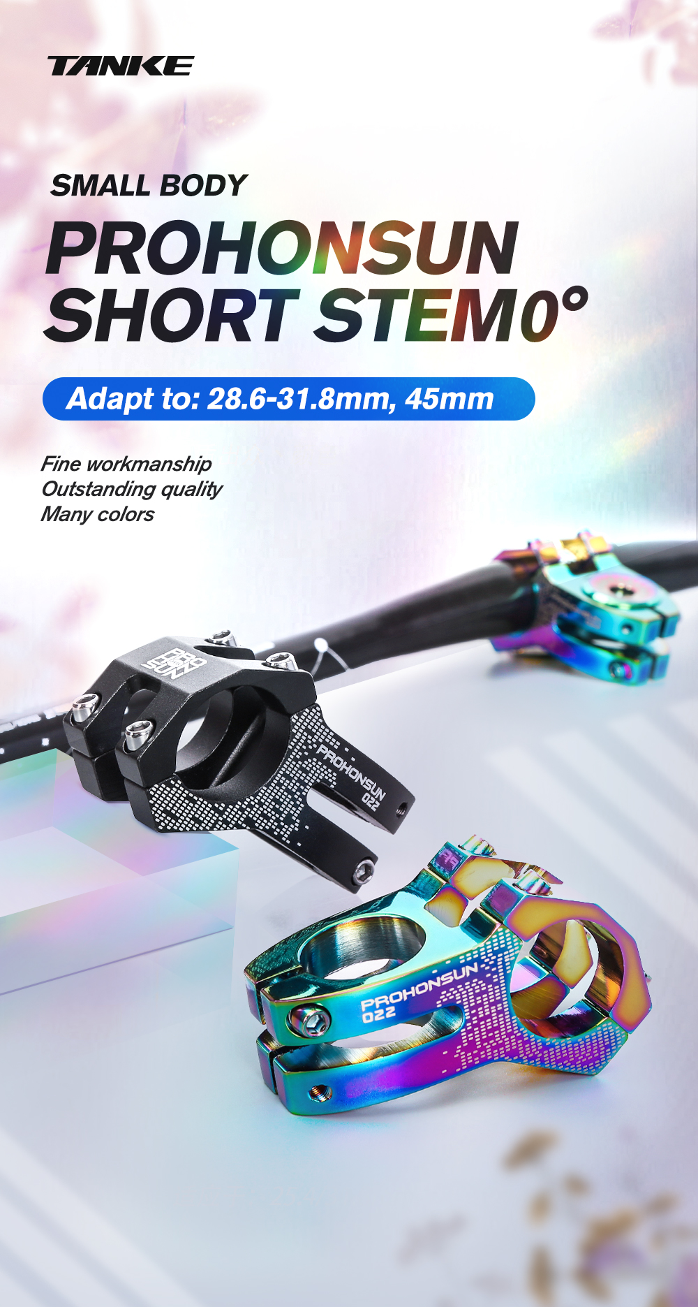 TANKE-MTB Road Bike Stem,CNC Aluminum Alloy Bicycle Parts,High-strength ...