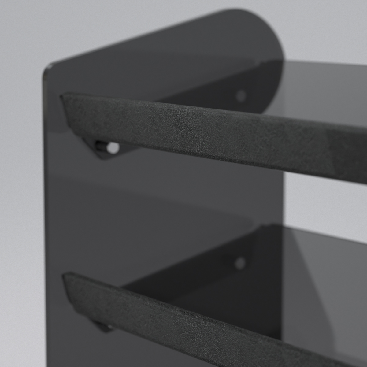 three-layer acrylic Transparent Clearly large stand display rack ...