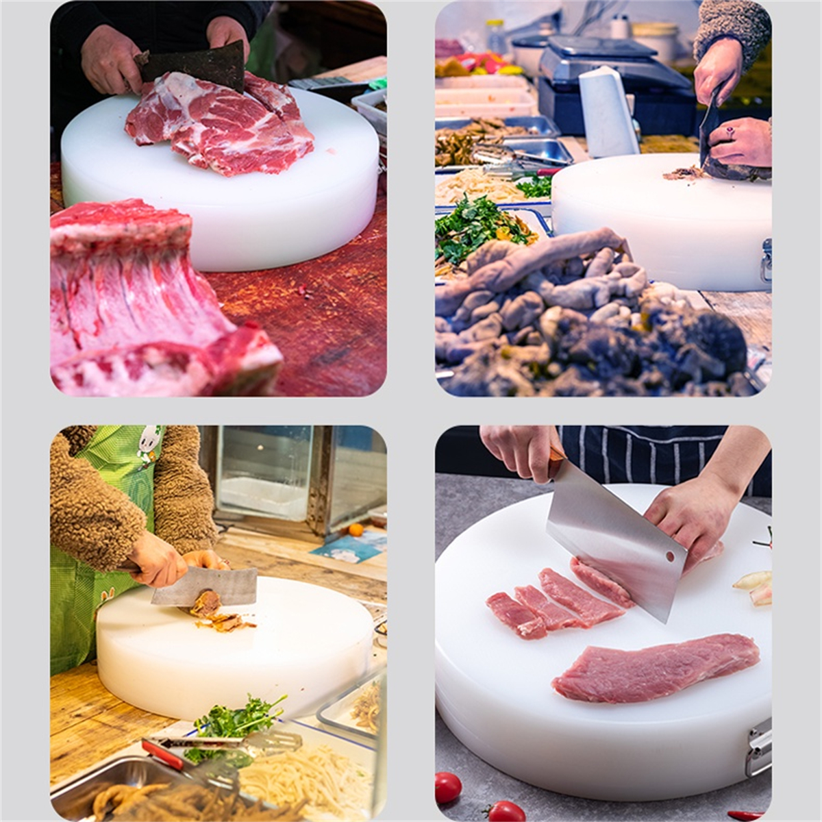 Thick Chopping board Plastic Board Food Cutting Board Kitchen Chopping ...