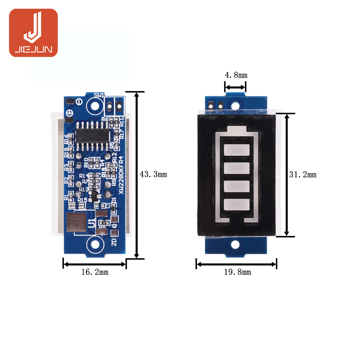 12.6V 1S 2S 3S 4S 18650 Li-po Li-ion Lithium Battery Pack Capacity ...
