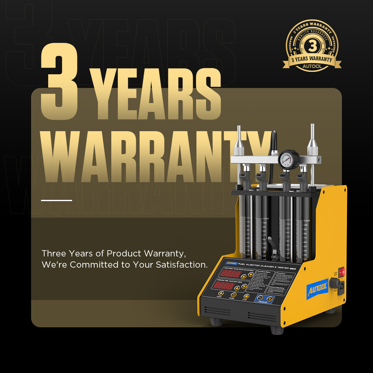 AUTOOL CT150 220V Car Motorcycle Fuel Injector Tester Cleaning Machine ...