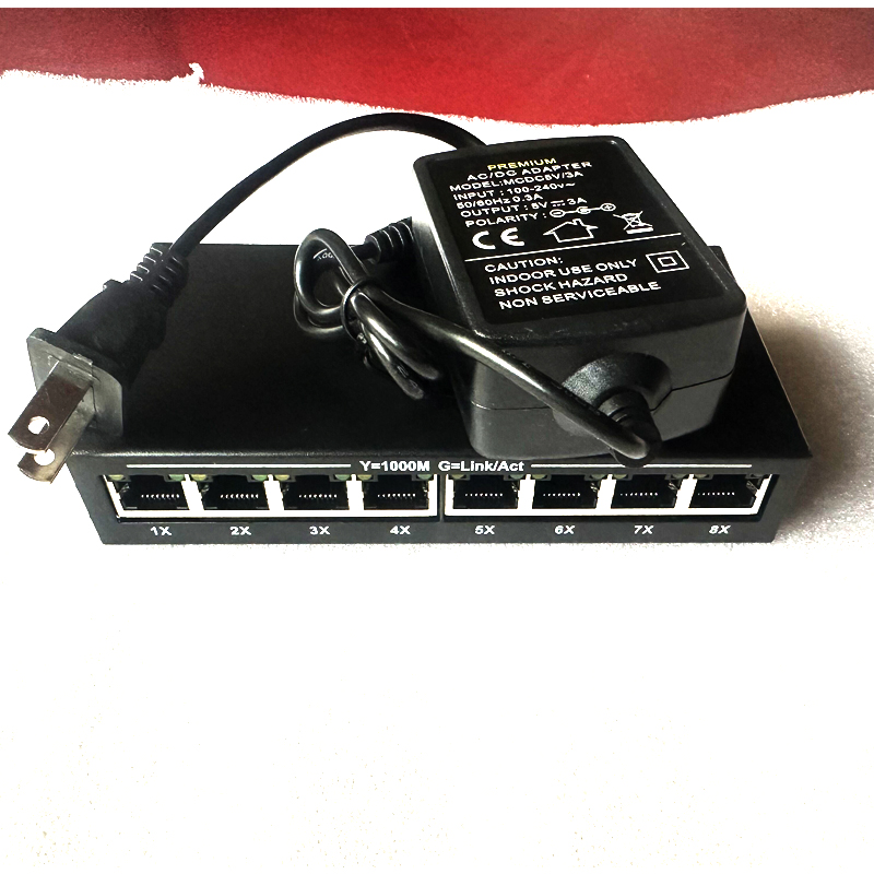 8 Port Gigabit Switch Desktop RJ45 Ethernet Switch 10/100/1000mbps Lan ...