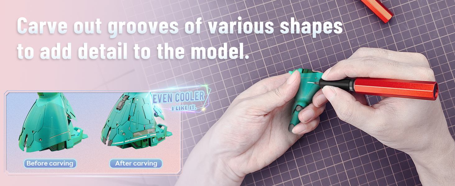 stedi Prime Pro Model Scriber Chisel，for Modeling Hobby，for RG Scale ...