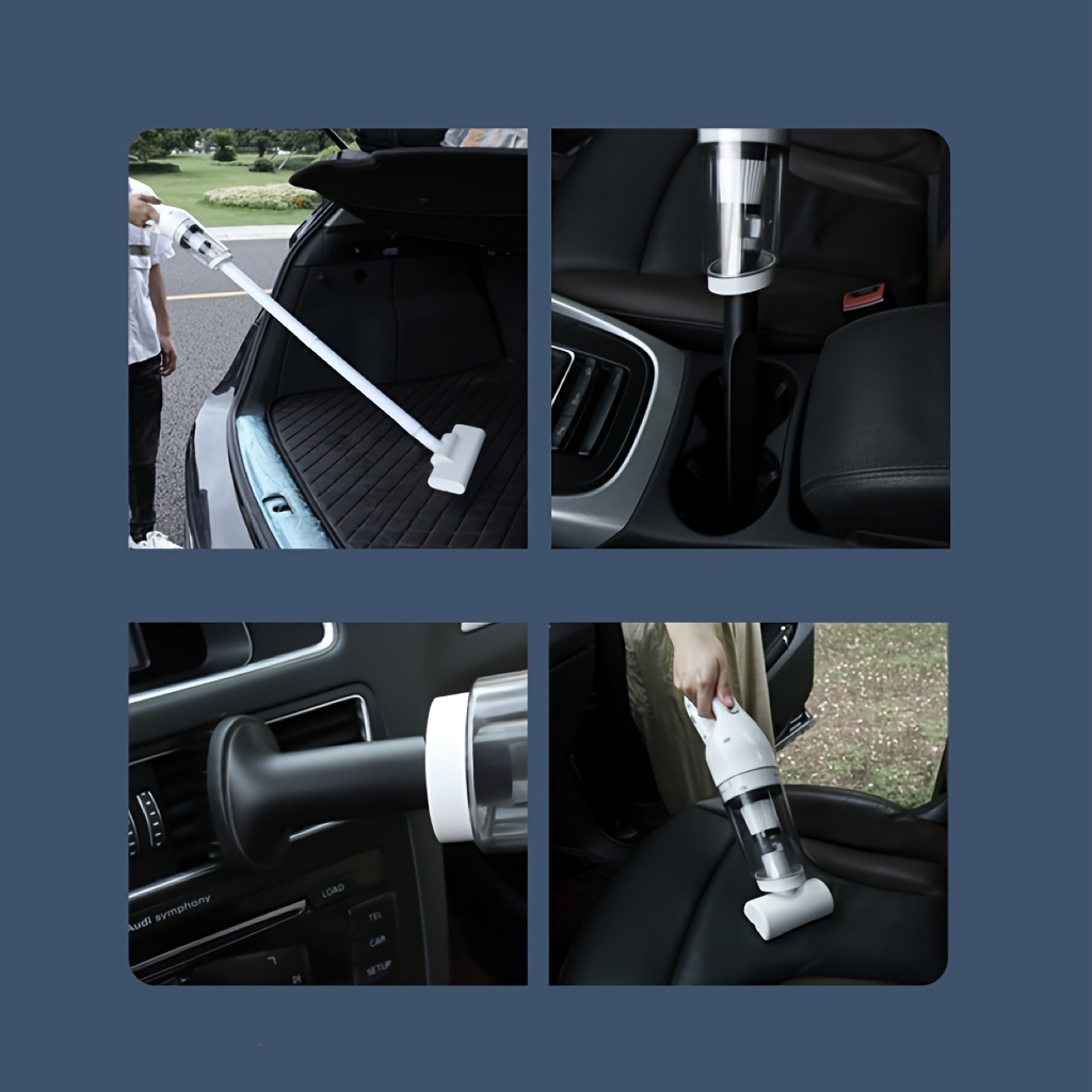 Cordless Vacuum Cleaner High Power Portable For Home Car Pet Hair Multi ...