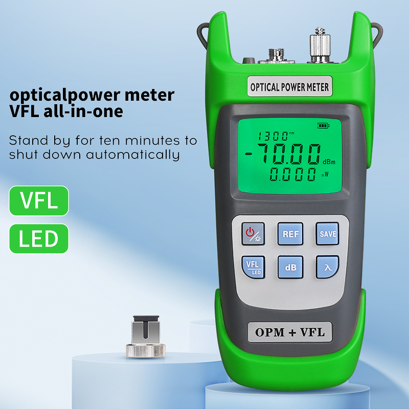 COMPTYCO green AUA-G710A Optical Power Meter -70+~10dbm Optical Fiber ...