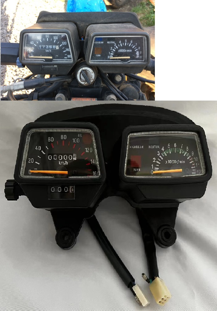 For Yamaha Enduro DT125 DT125R DT175 DT 125 125R Gauges Cluster ...