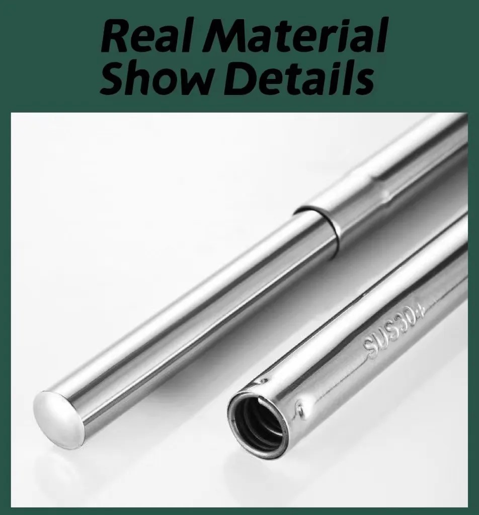 Sunlife Stainless Steel Telescopic Rod Punch-free Adjustable Curtain ...