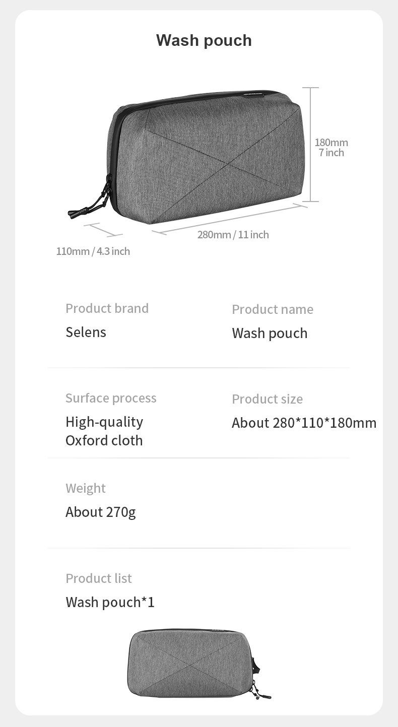 Selens Camera Inner Bag, Digital Tool Kit Storage Bag Battery Case ...