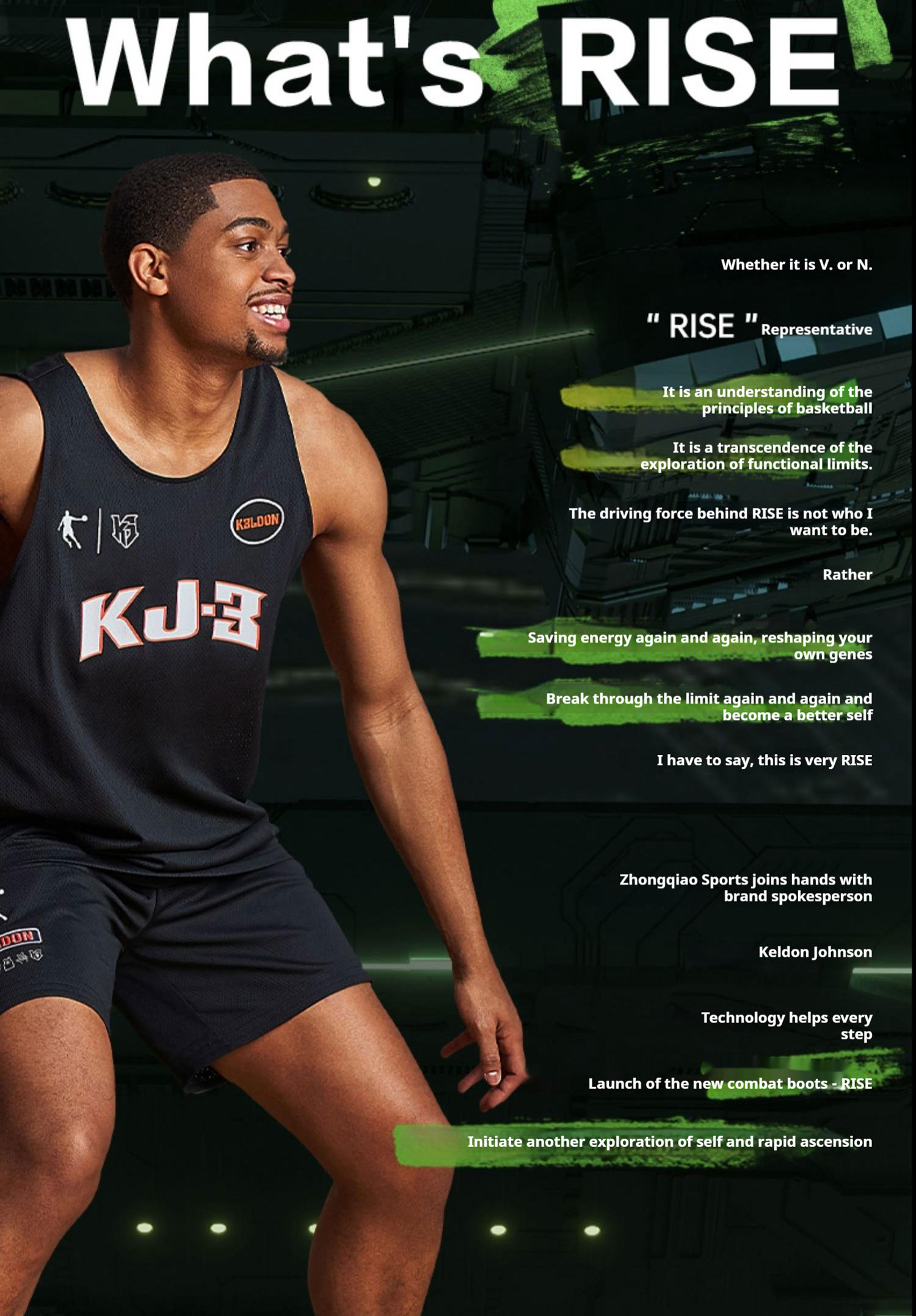 [Keldon Johnson] Qiaodan KJ Rise1.5 Kungfu Turbo Men Basketball Shoes ...