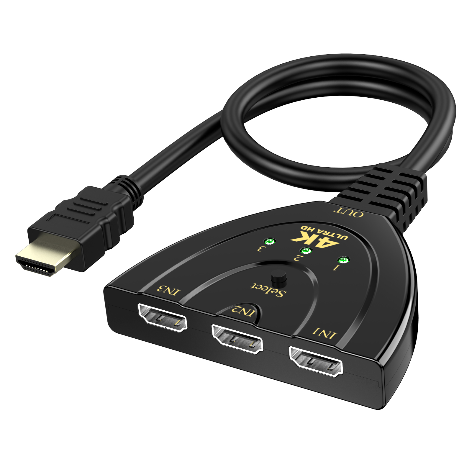 [Shopee Choice] HDMI Switch 4K 3 Port HDMI Splitter 3 in 1 Out HDMI ...