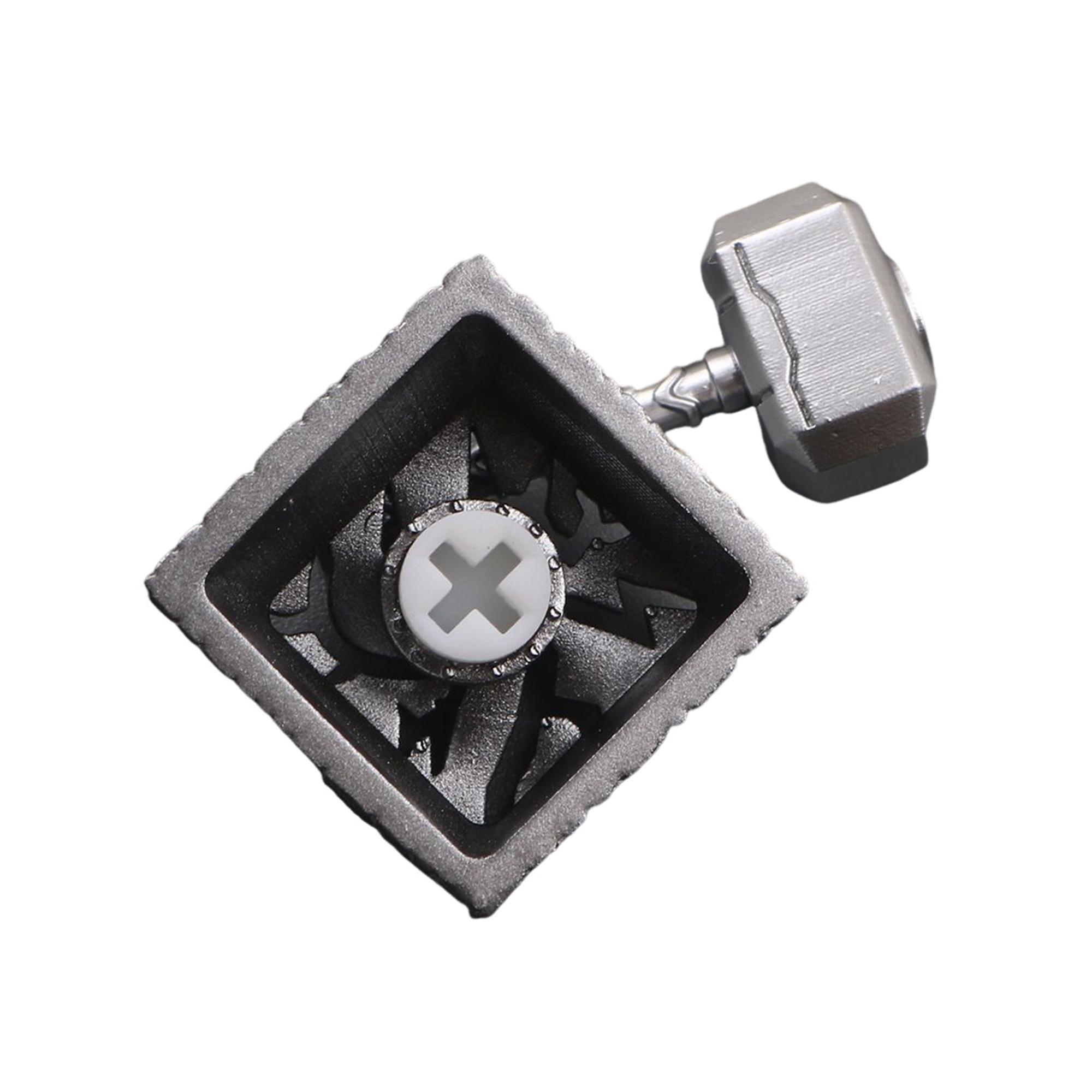 3D stereoscopic Keycaps 2In1 Thor Hammer resin keycap Magnetic ...
