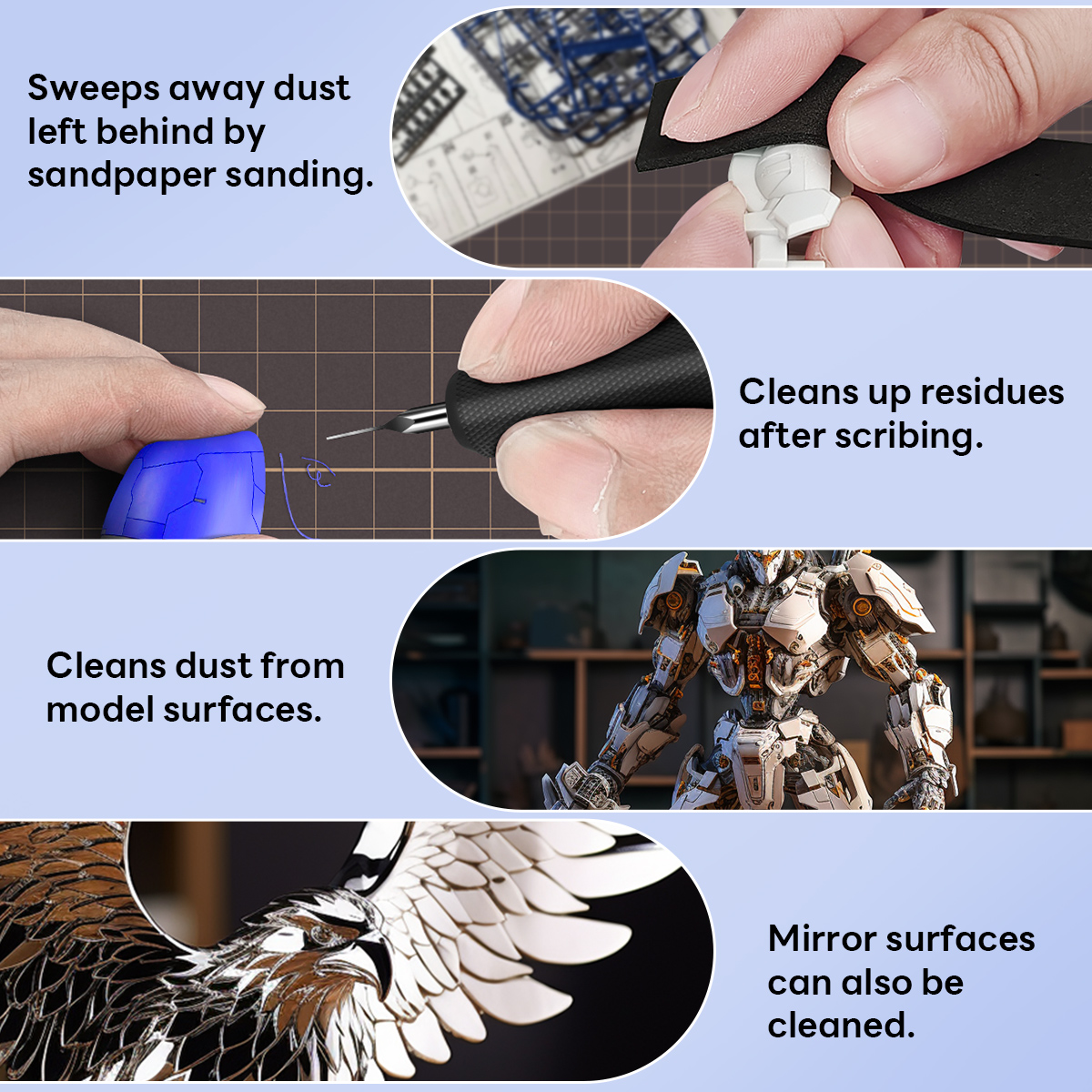 Stedi Model Cleaning Brush Military, Figure, Gundam Model Dust Cleaning ...