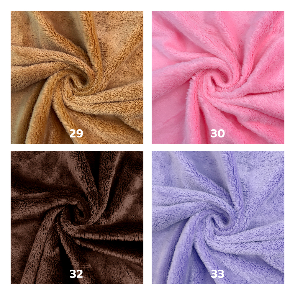 5mm Thickened plush fabric Plush super soft fur fabric 45x50cm 100% ...