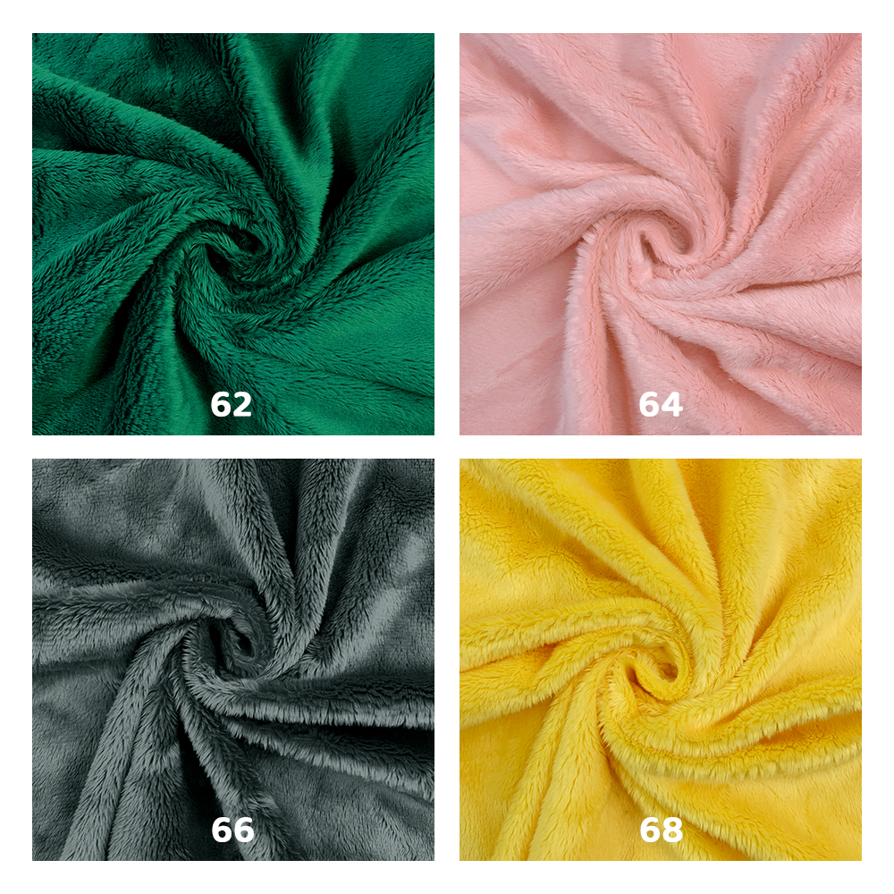 5mm Thickened plush fabric Plush super soft fur fabric 45x50cm 100% ...
