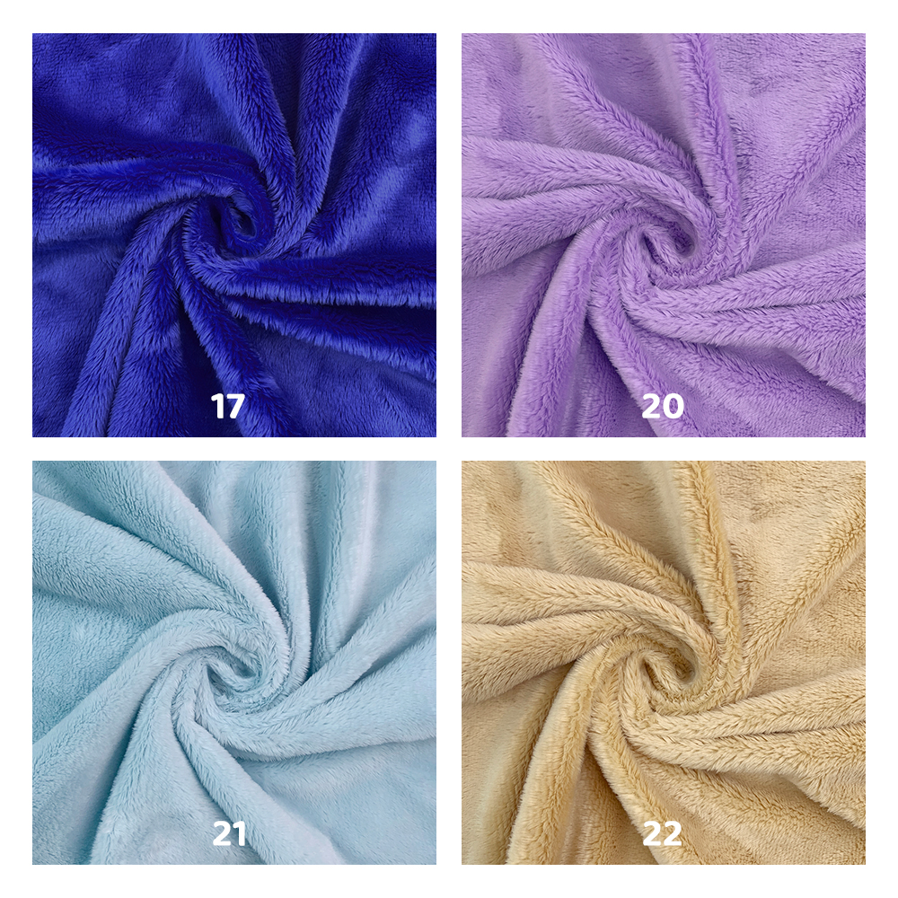 5mm Thickened plush fabric Plush super soft fur fabric 45x50cm 100% ...