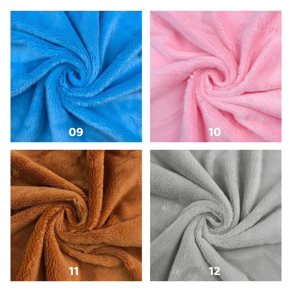 5mm Thickened plush fabric Plush super soft fur fabric 45x50cm 100% ...