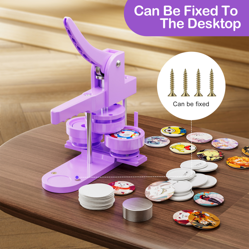 【Local Warehouse+COD】1 Set Button Badge Maker Machine, Different Size ...