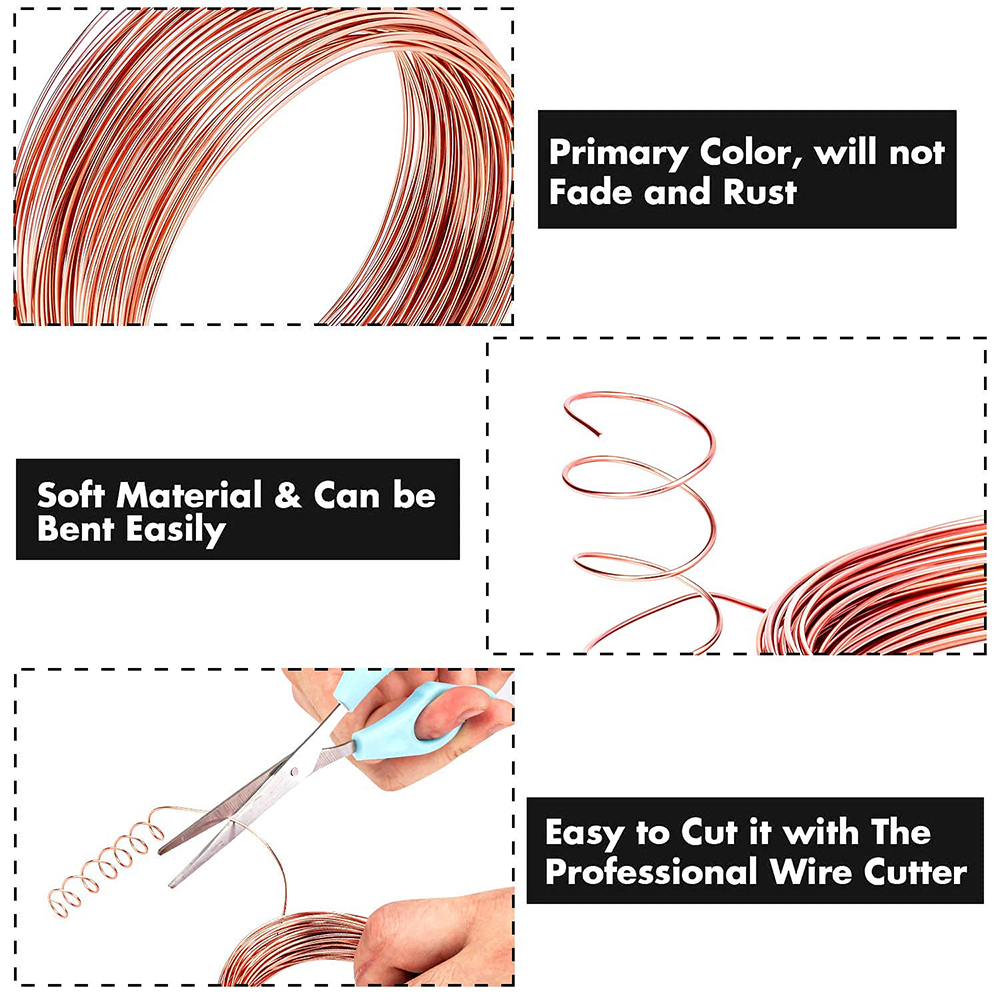 10M~1M Pure Copper Wire Copper Coil Conductive Copper Wire, Superfine ...