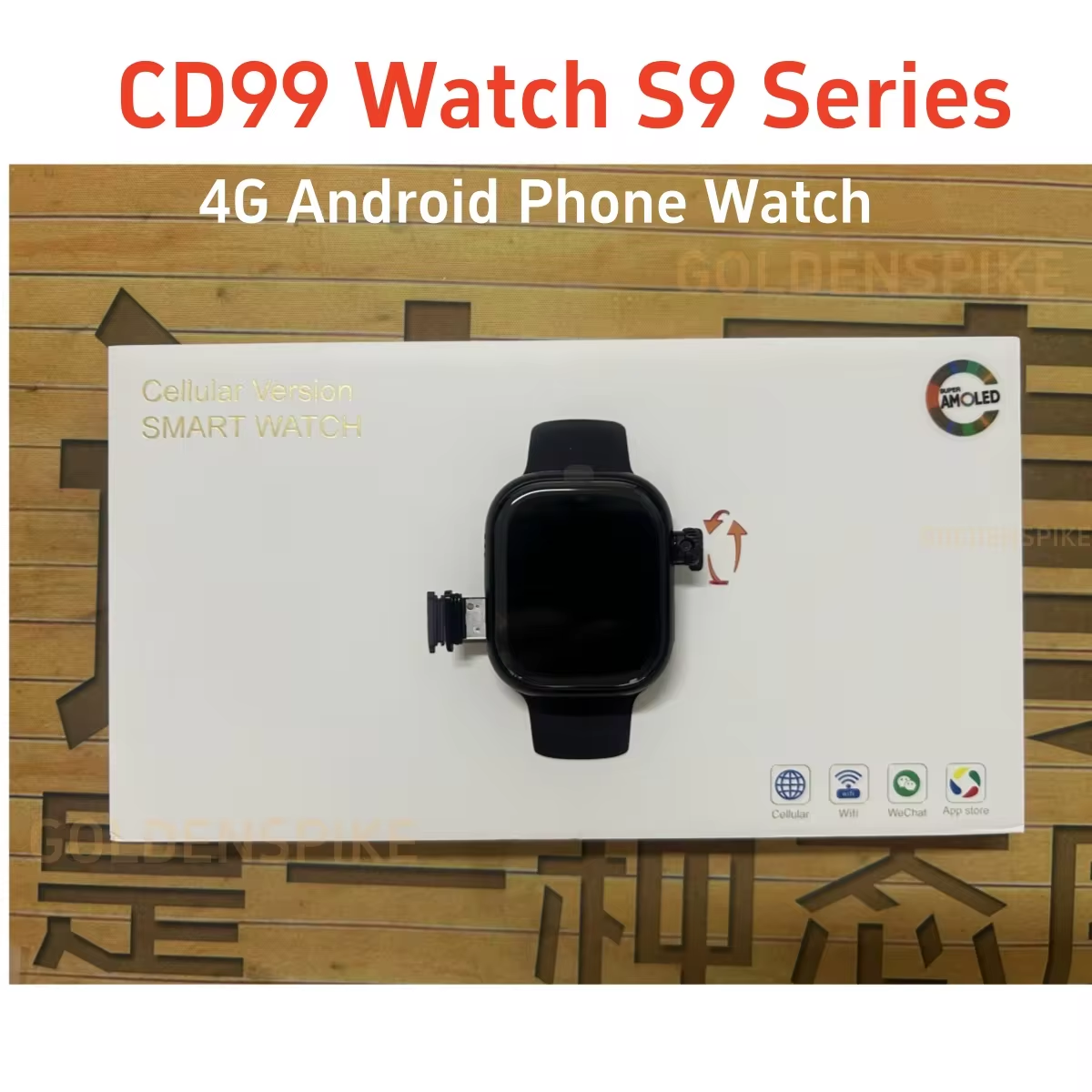 CD99 AMOLED Smart Watch Men Women 4G SIM Card Wifi Cellular GPS NFC ...