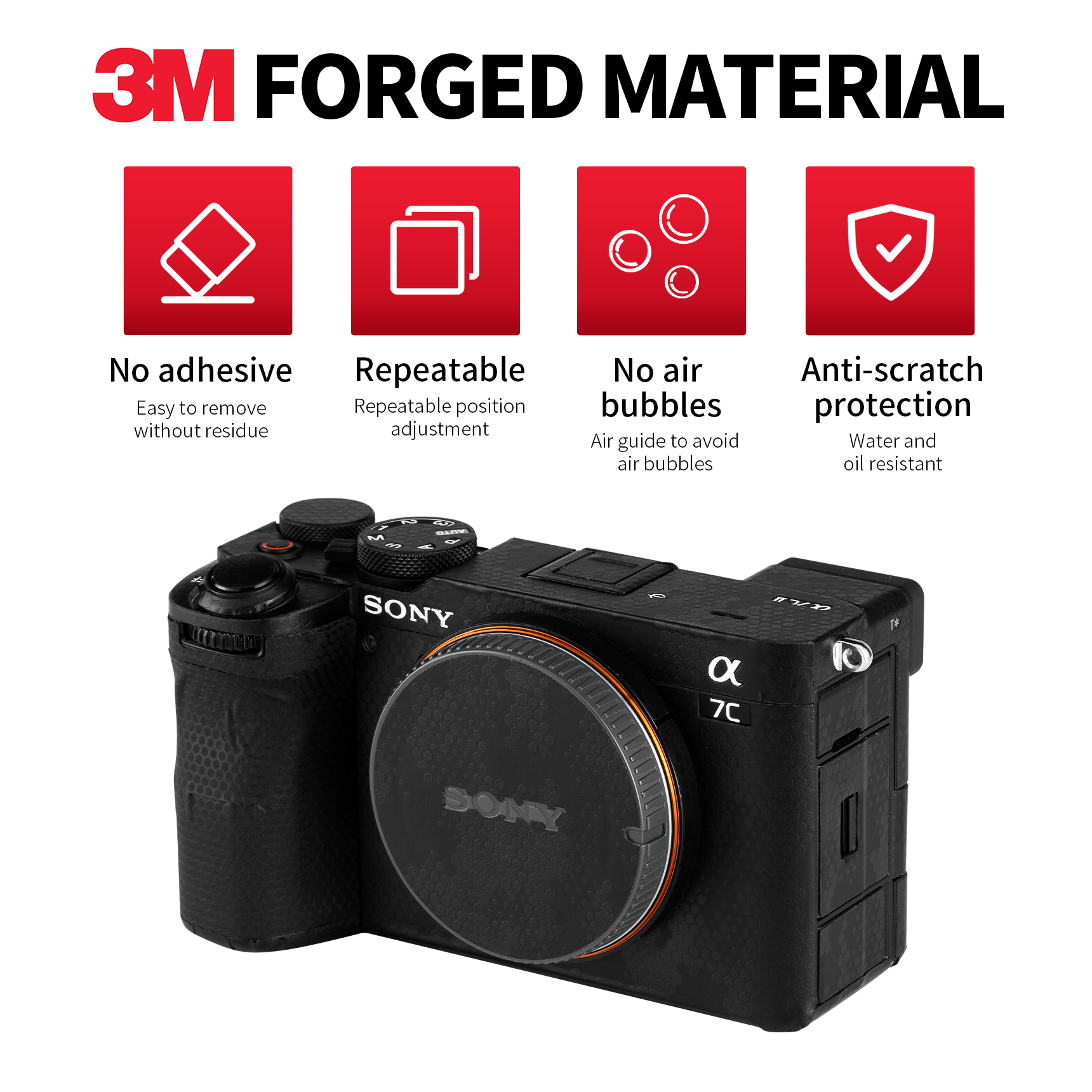 Selens Camera Protection Sticker for Sony ZV-1\ ZV-E1\ A6700\ A6400 ...