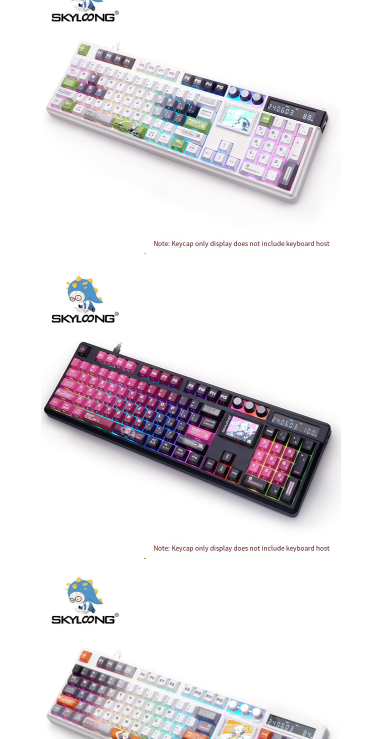 SKYLOONG Mech Keycap PBT Thermal sublimation personality theme keycap ...