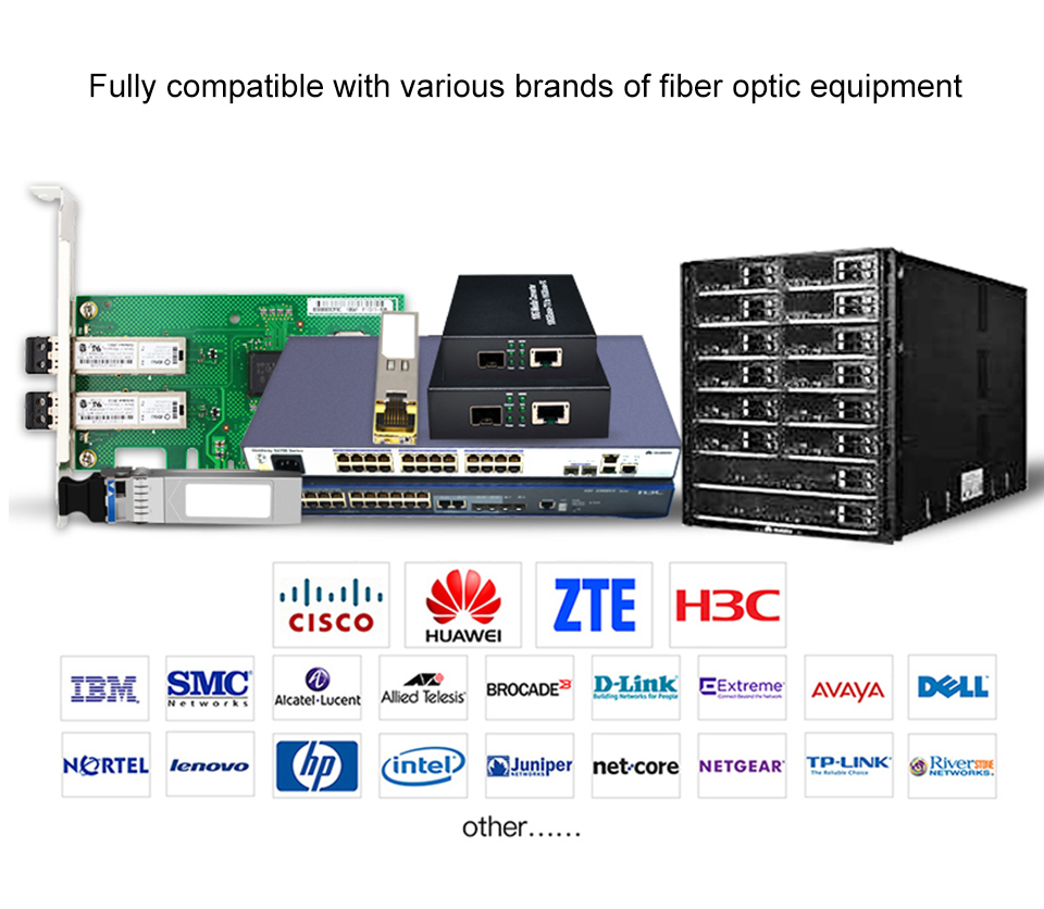 10G SFP+ Module SC 10KM BiDi Single Mode Fiber Optical Transceiver ...