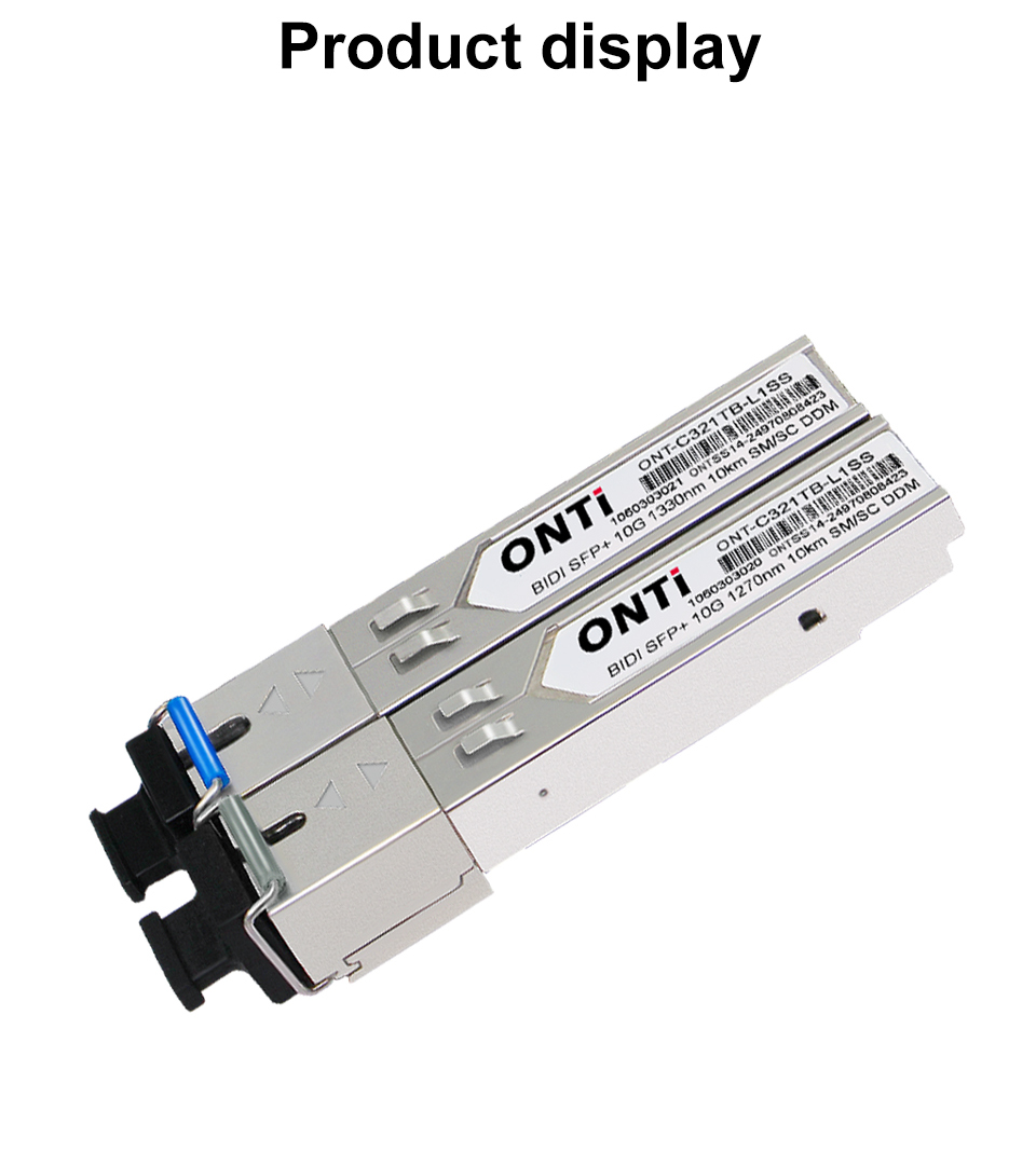 ONTi 10G SC SFP Single Mode Simplex SFP+ Module 10Km 1330/1270nm ...