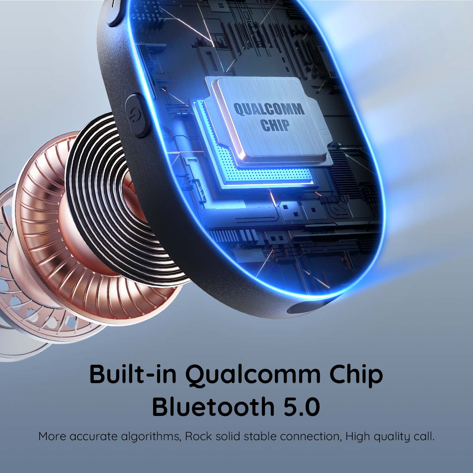 EKSA H5 PC Wireless Headphones Bluetooth 5.0 Office Headset with Charging Base USB Dongle 2 Mics ...