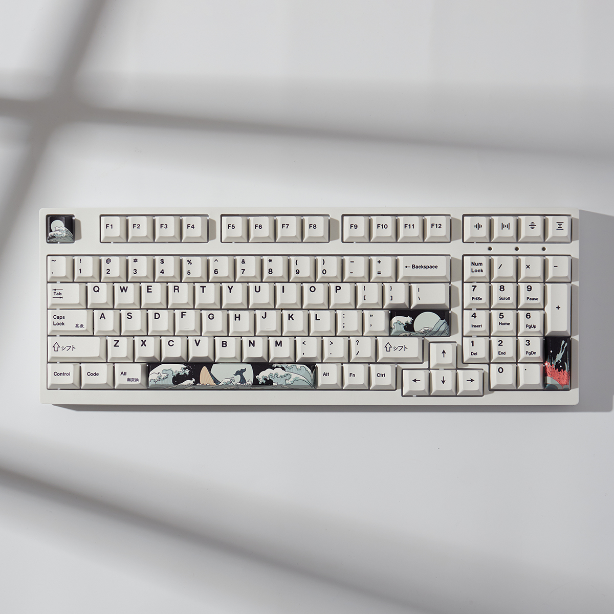 4pcs black / white /Black Myth WuKong/ Kitty / Coral Sea/Ahego Keycaps ...