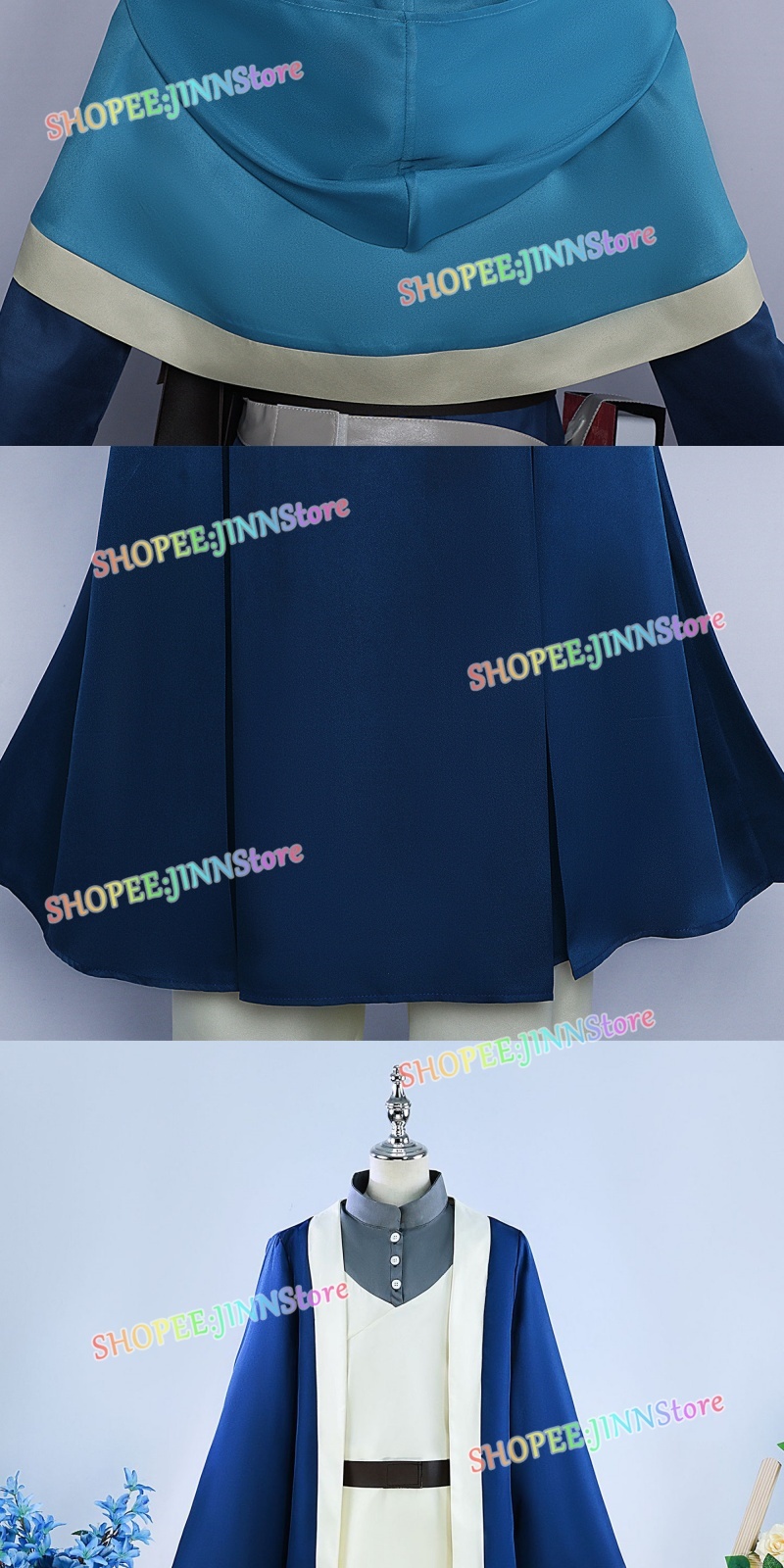 - JINN - Anime DANJON MESHI Cosplay Costume MARCILLE FALIN CHILCHUCK ...