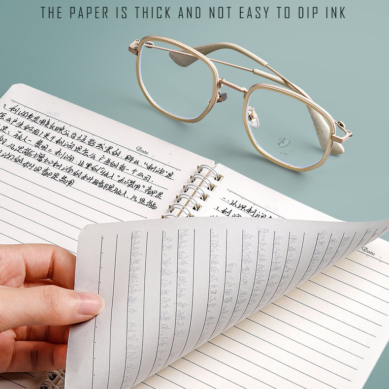 1 pc 60Sheets Line Notebook A5 B5 Muji Styled Cartoon Notepads Binder ...