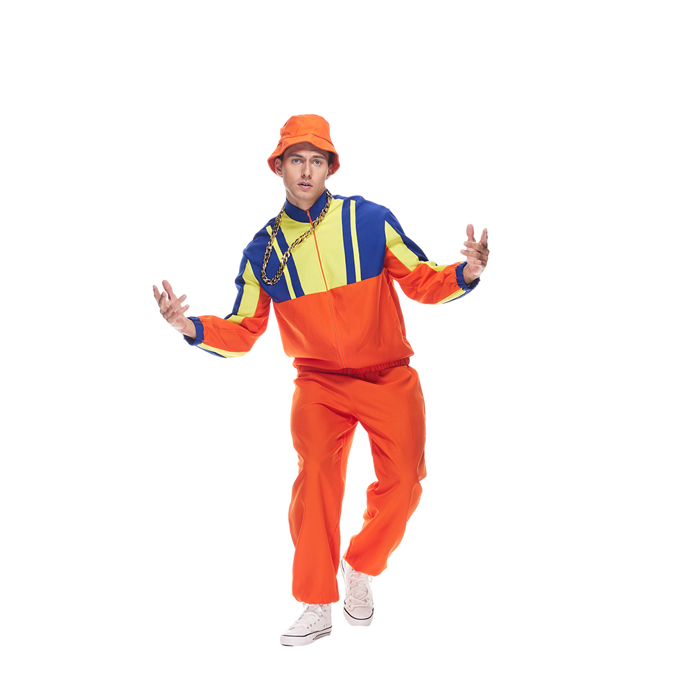 COD Men's 80s 90s Costume Adult Old School Hip Pop Rapper Halloween ...