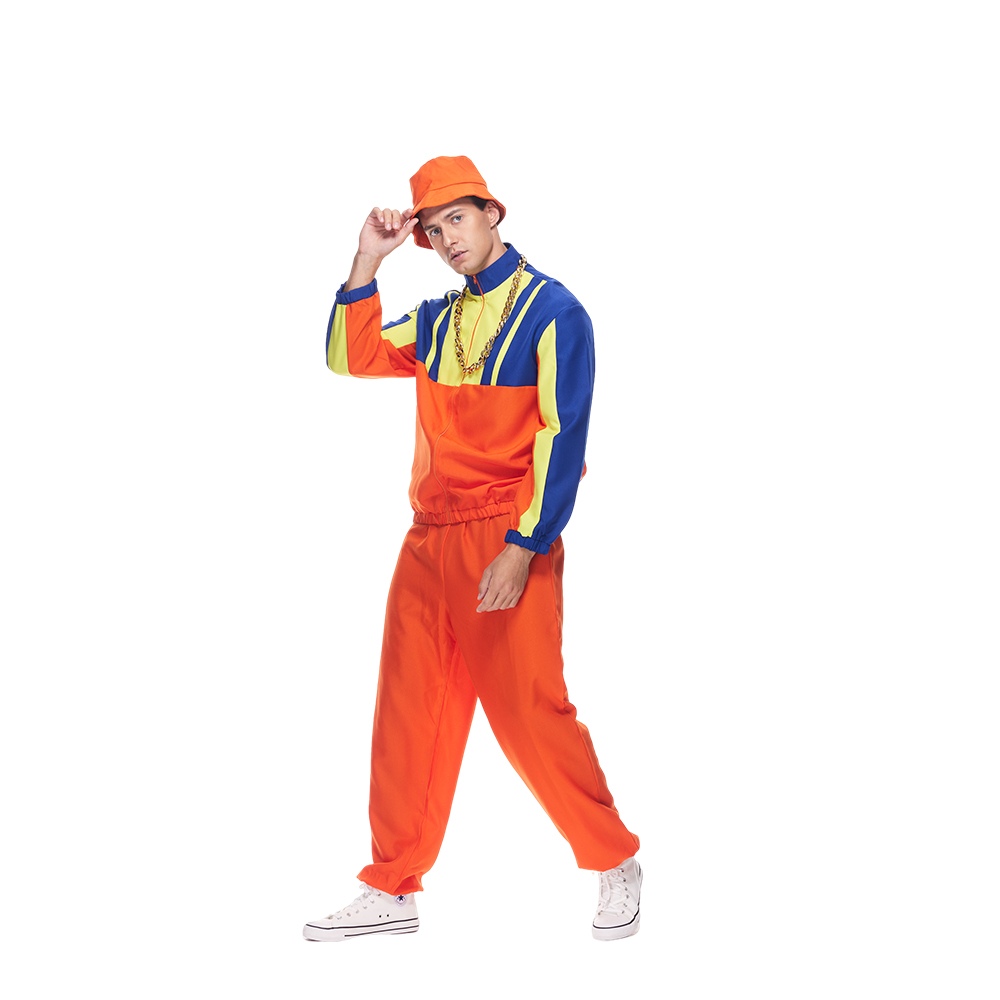 COD Men's 80s 90s Costume Adult Old School Hip Pop Rapper Halloween ...