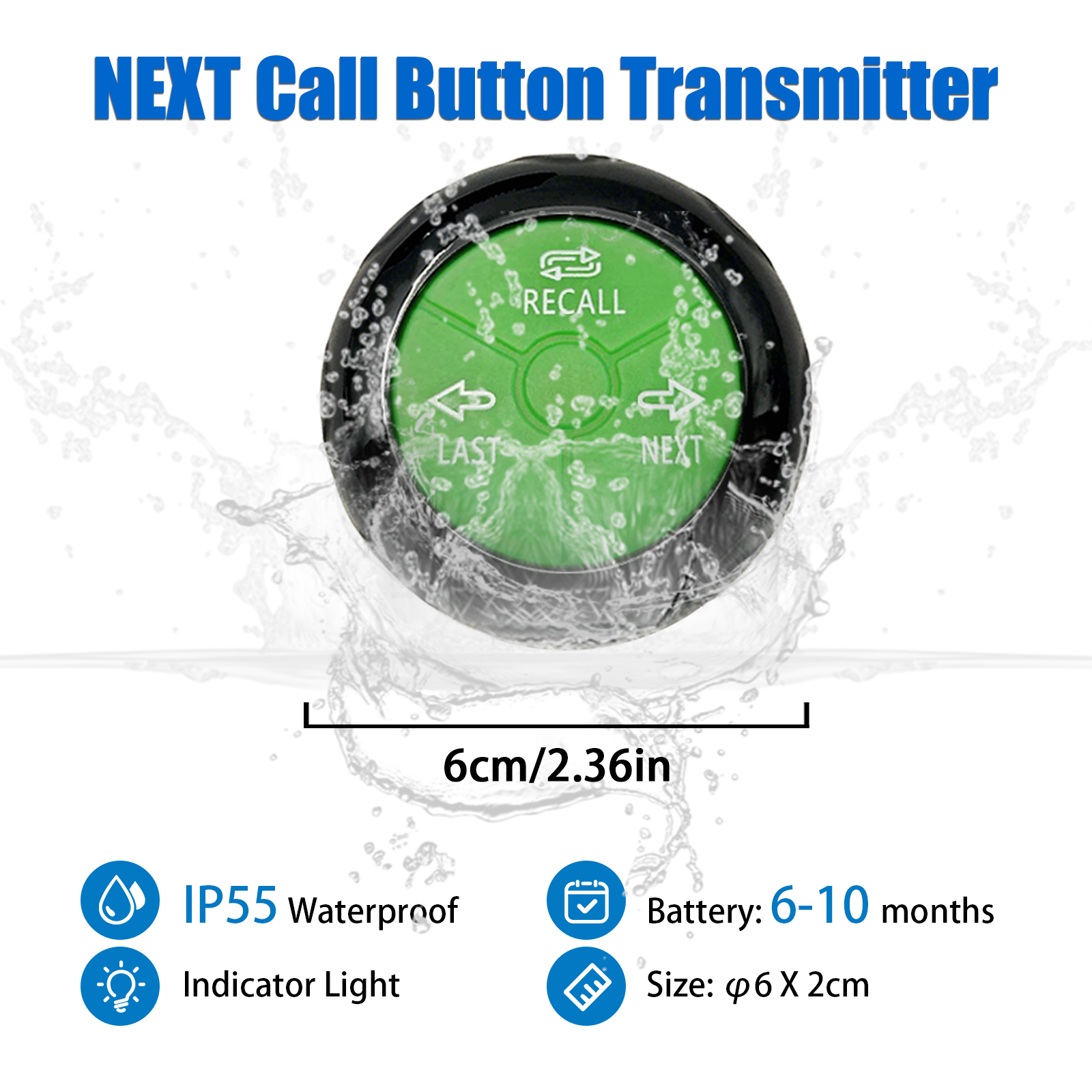 Queue Number Call System Order Buzzer for Shop Office Clinic Restauran Priority Number Machine ...