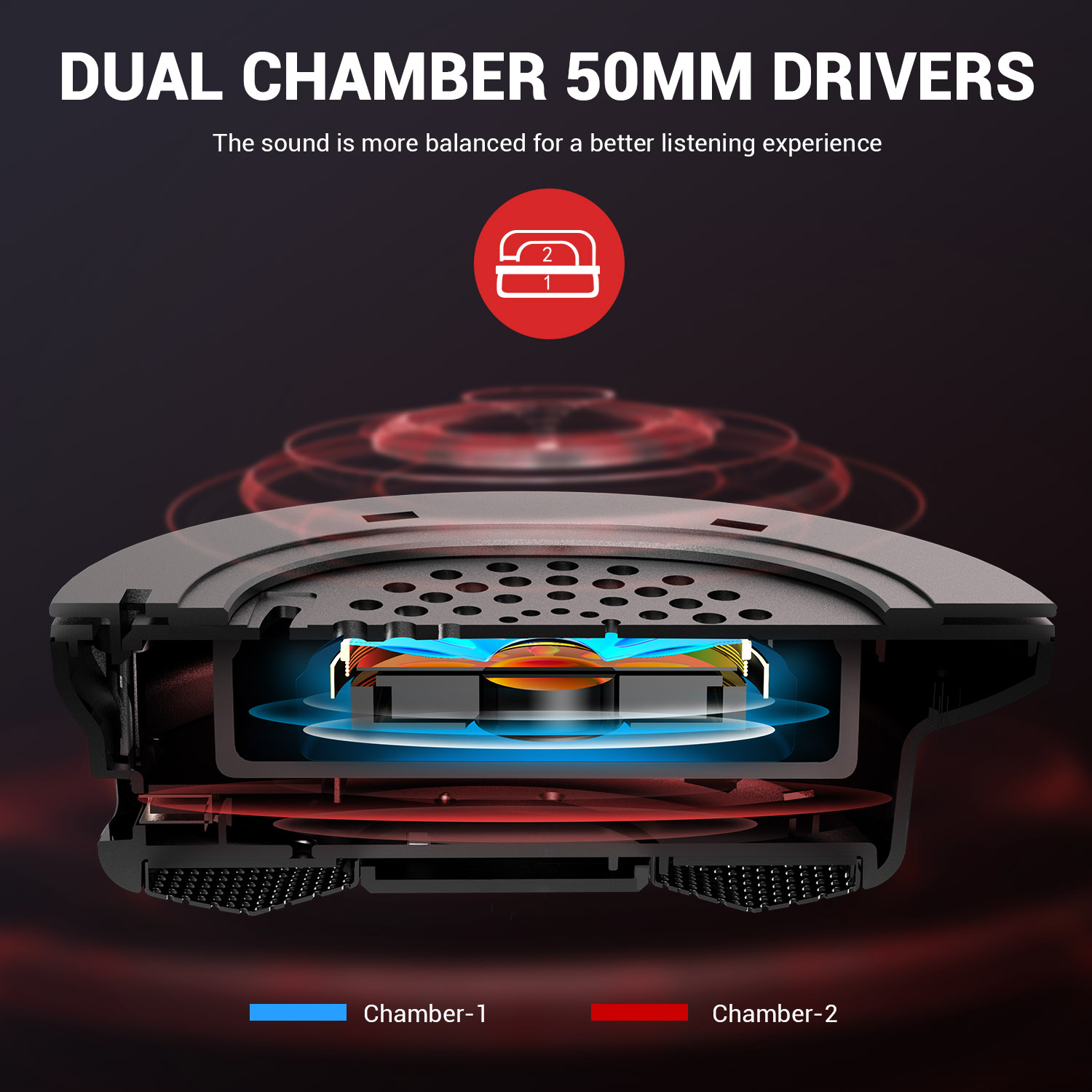 EKSA E900 BT 2.4GHz Wireless+3.5mm Wired Gaming Headphones Bluetooth 5. ...