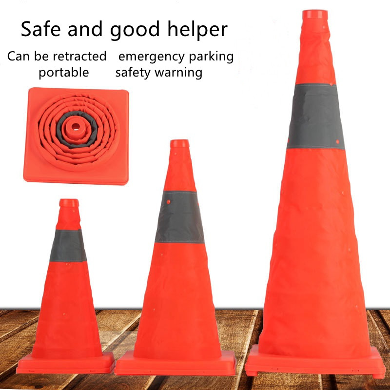 30CM45cm 65CM Reflectorized Traffic Cone Barricades Warning-sign Road ...