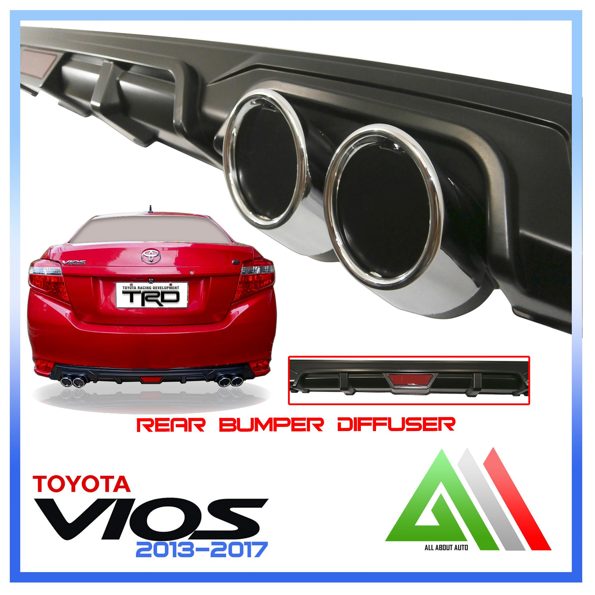 (COD+3 Days Delivery)Rear Bumper Diffuser UNIVERSAL (Matte Black ...